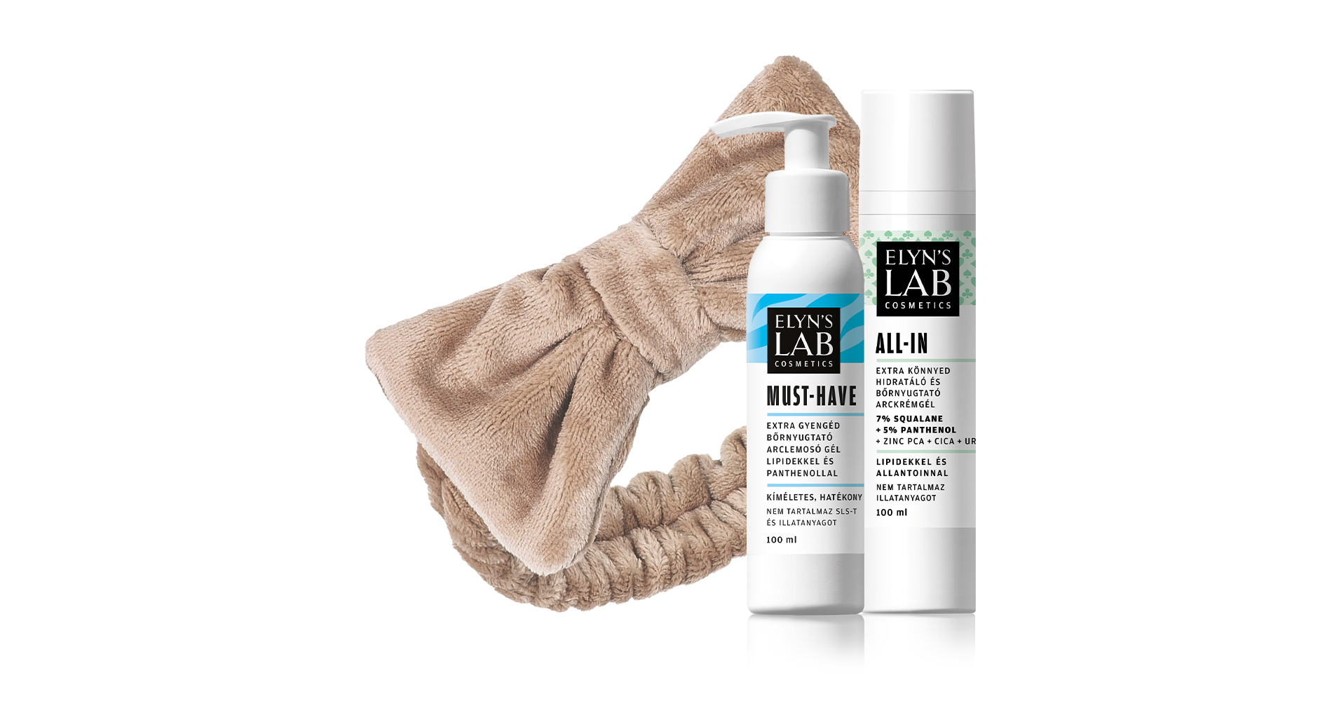 Esti minimál rutin csomag ajándék hófehér hajpánttal