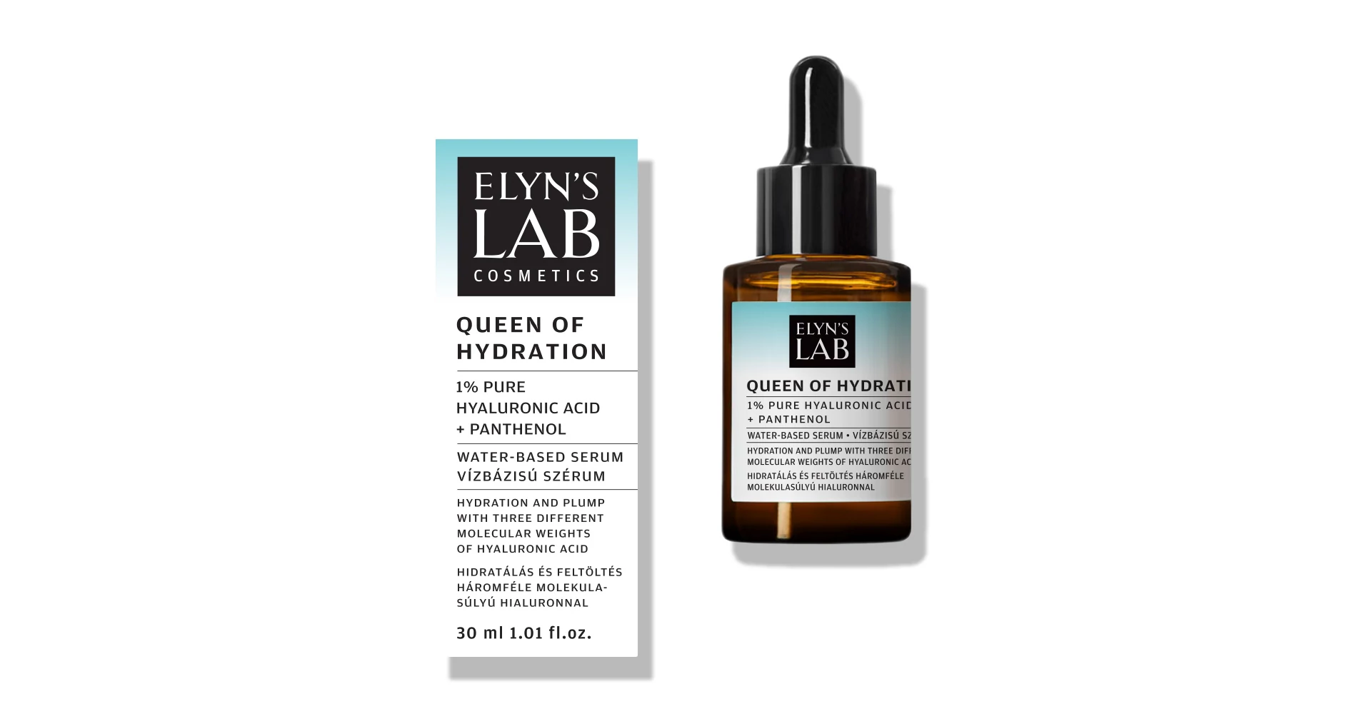 Queen of Hydration 1% tiszta Hialuronsav szérum - Elyn's Lab